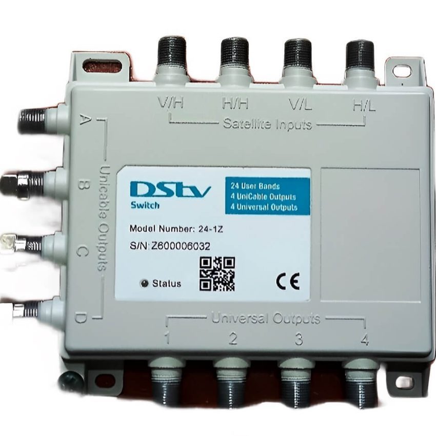DStv Switch With 4 Unicable & 4 Universal Outputs – Hensat ...